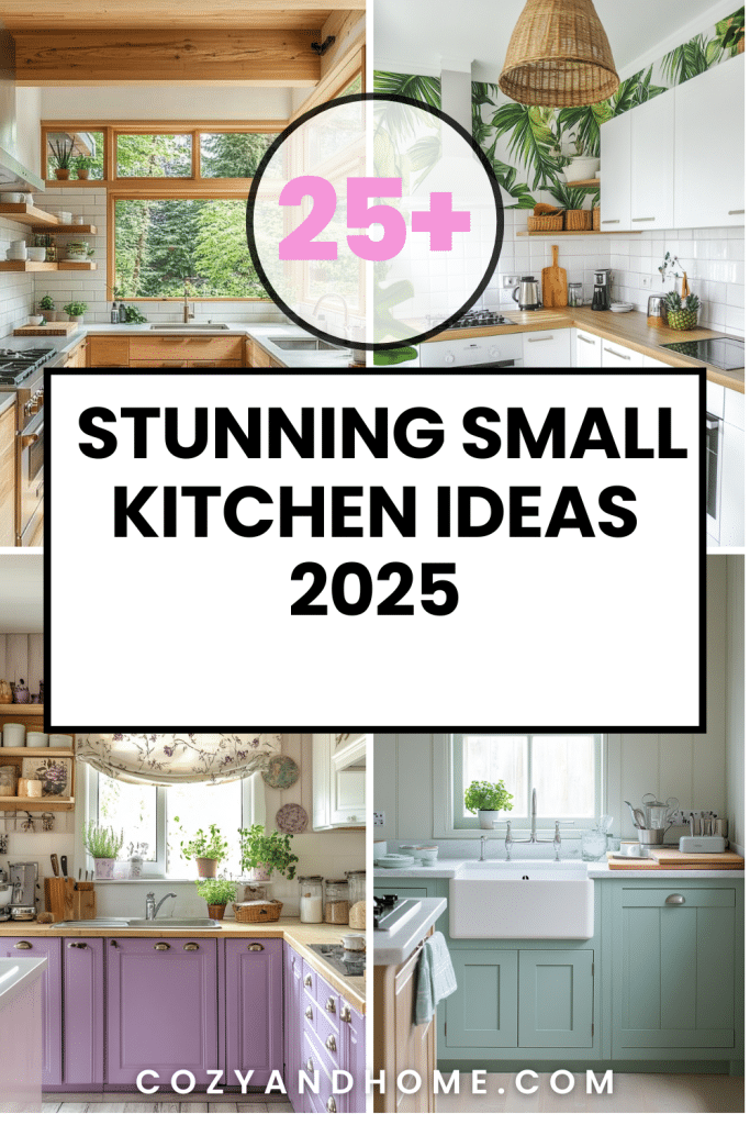 25+ Stunning Small Kitchen Ideas 2025 – Cozy & Home