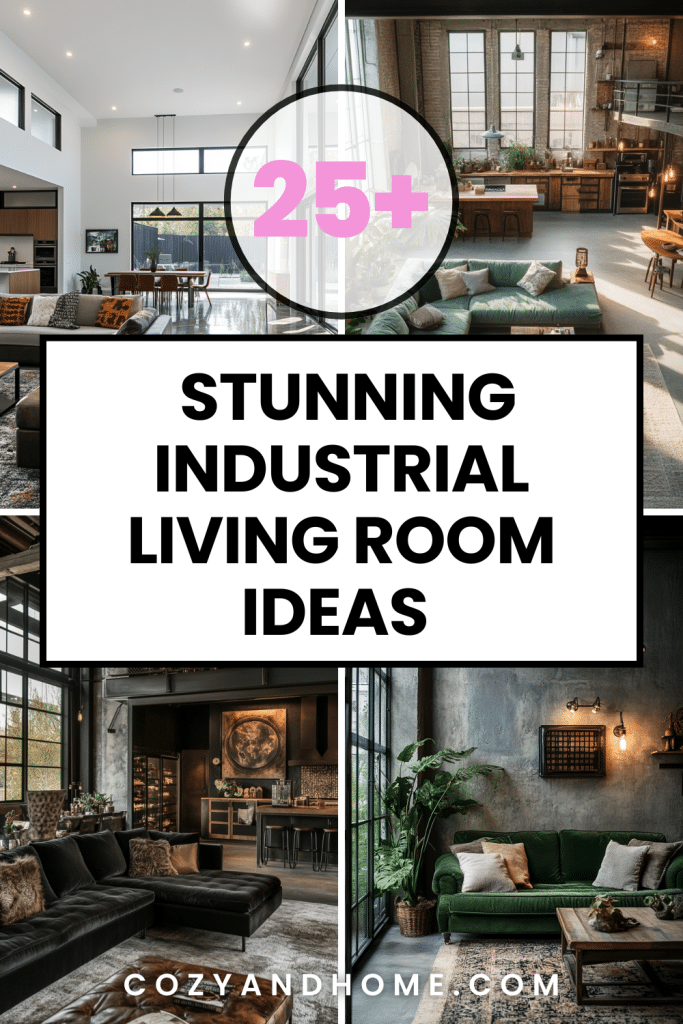 20+ Epic Industrial Living Room Ideas 2025 – Cozy & Home