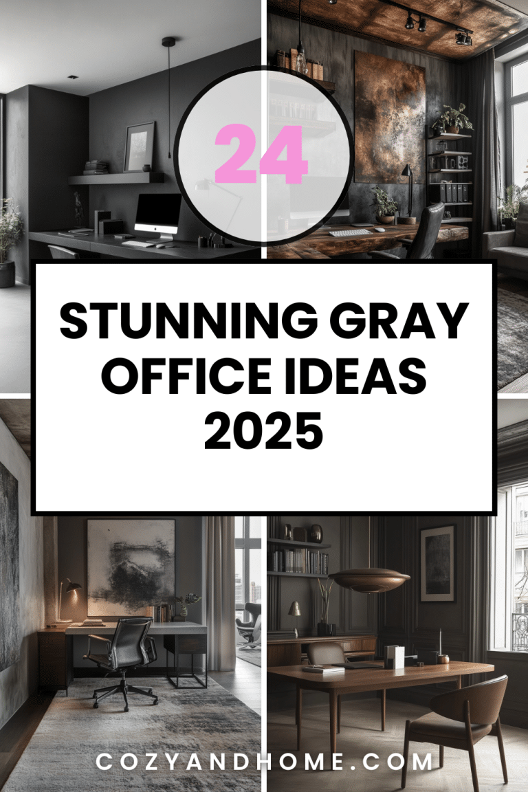 27 Fresh Gray Office Ideas 2025 – Cozy & Home