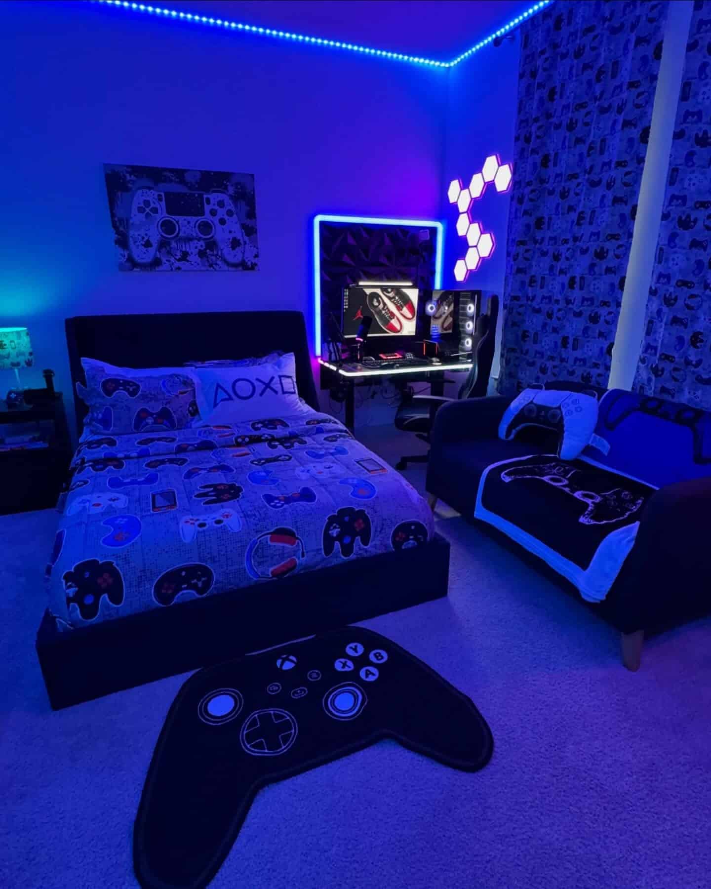 22 Stylish Gaming Bedroom Ideas for Any Gamer – Cozy & Home
