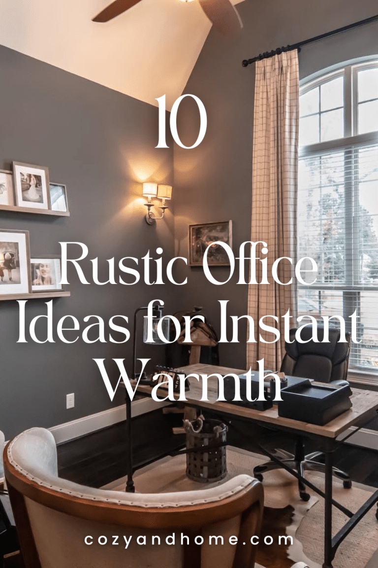 22 Rustic Office Ideas Full of Charm – Cozy & Home