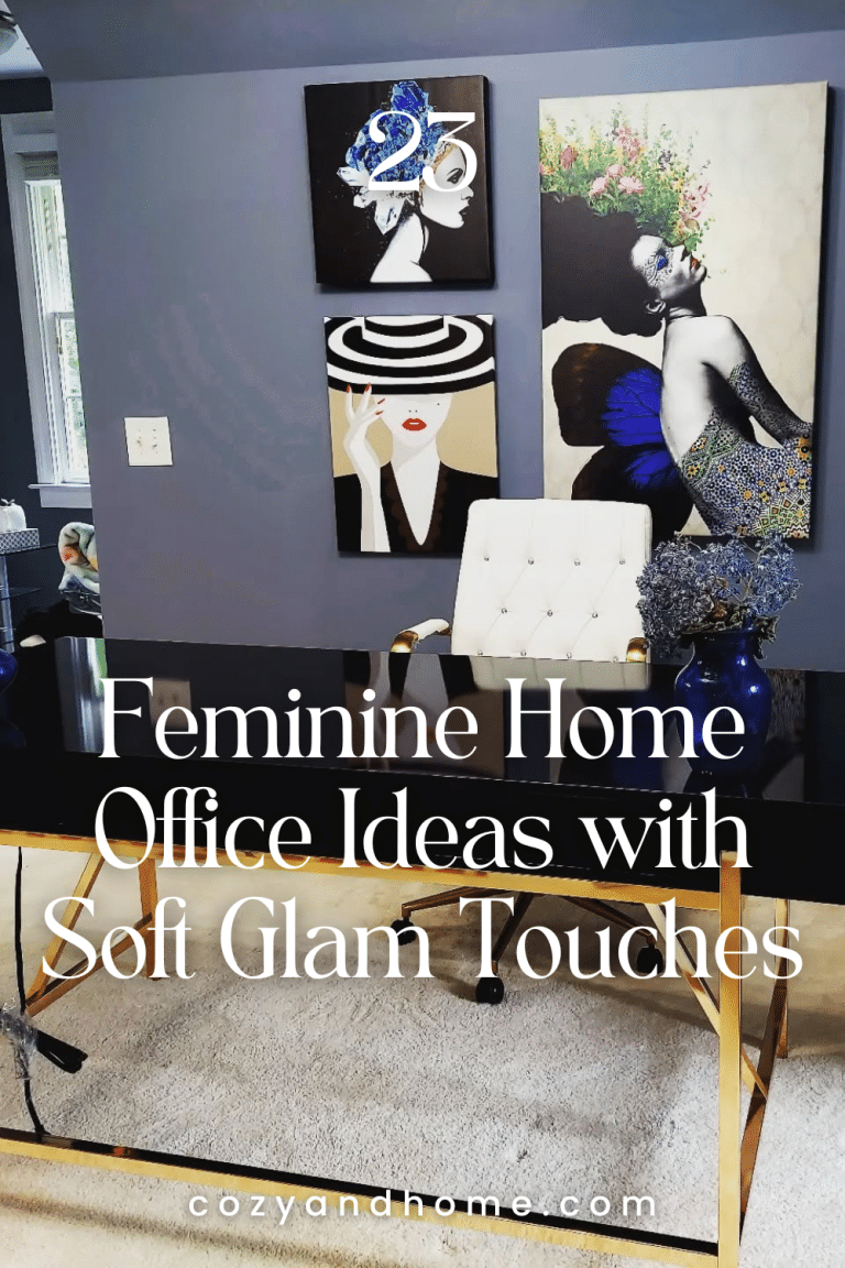 22 Pretty & Productive Feminine Home Office Ideas – Cozy & Home