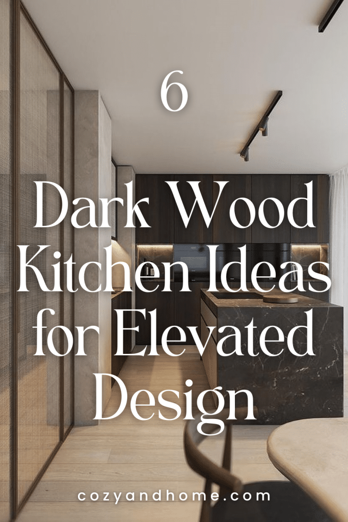 22 Dark Wood Kitchen Ideas with Stone Pairings – Cozy & Home