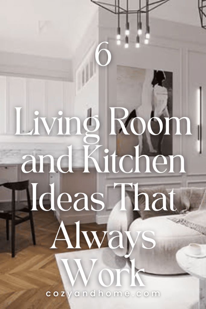 22 Elegant Living Room and Kitchen Ideas for Any Home – Cozy & Home