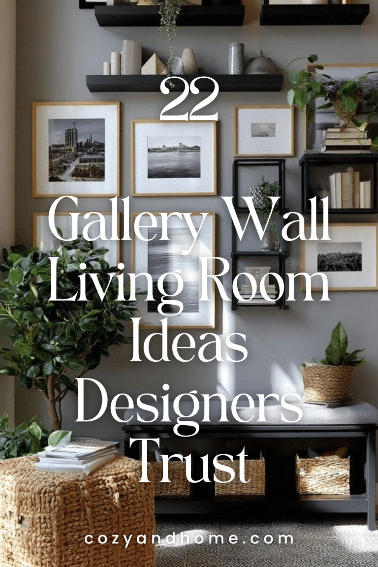 22 Gallery Wall Living Room Ideas with Strong Visual Balance – Cozy & Home