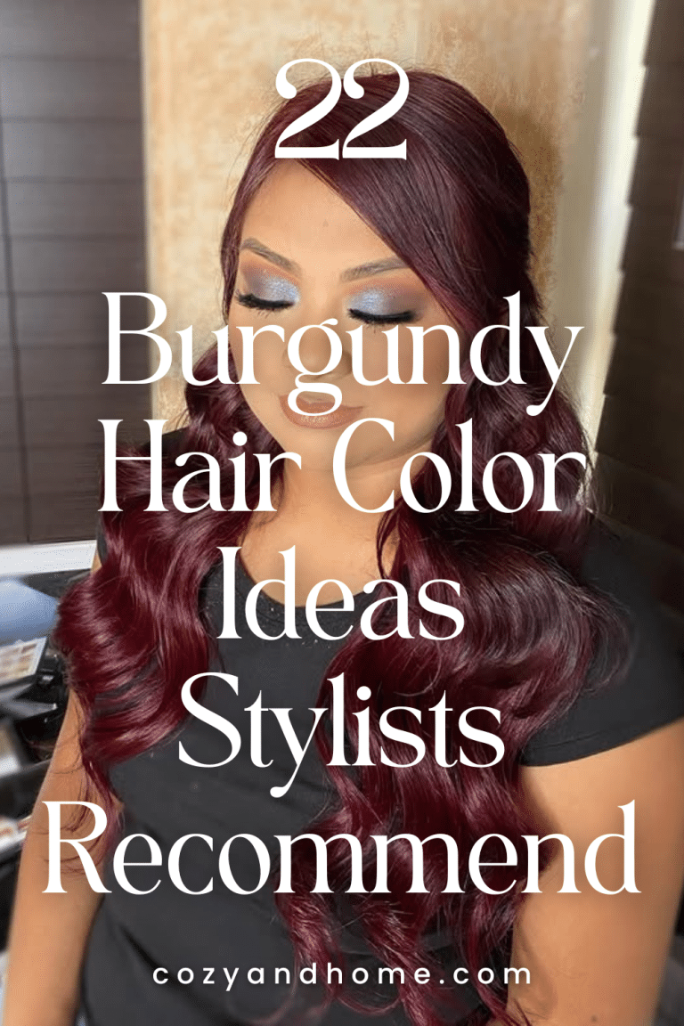 22 Burgundy Hair Color Ideas for Rich Results – Cozy & Home